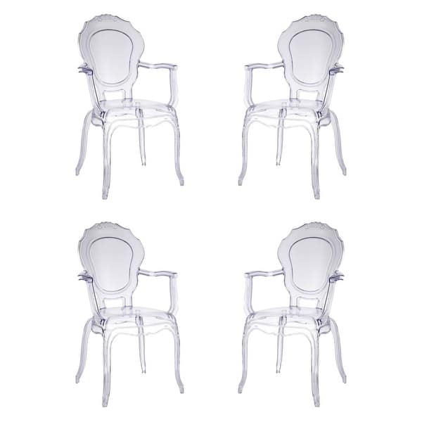 Acrylic Arm Chair (Set of 4) - Bed Bath & Beyond - 33884005