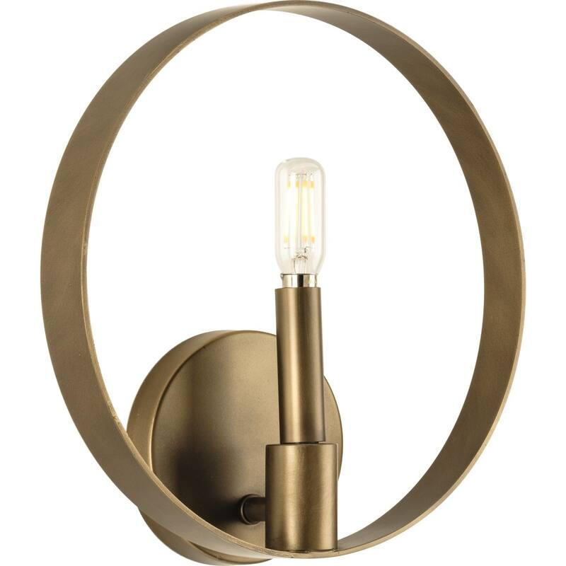 Breckenridge Collection One-Light Aged Bronze Rustic Farmhouse Wall ...