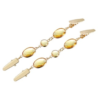 2pcs Sweater Clips Cardigan Collar Clips Crystal Scarf Clips - Bed Bath ...