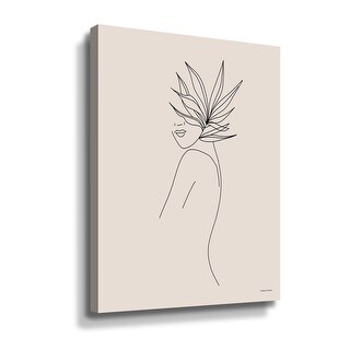 Modern Figural Line Drawing Gallery Wrapped Canvas - Bed Bath & Beyond ...