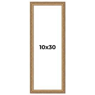 10x30 Frame Red Solid Wood Picture Frame Width 1.75 Inches | Interior ...