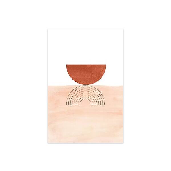 Geometric Horizon Print On Acrylic Glass by Whales Way - Bed Bath ...