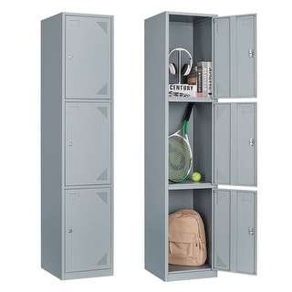 Metal Locker, Metal Lockers for Employees with Lock, Office Storage ...