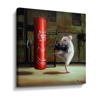 Gym Rat Gallery Wrapped Canvas - Bed Bath & Beyond - 35777221