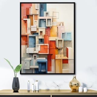 Designart "Constructivism Constructed Horizons III" Constructivism ...