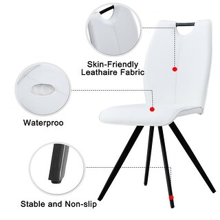 Modern Middle Ages White Dining Chairs Set of 4 - Bed Bath & Beyond ...