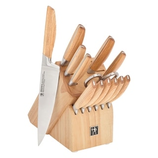 Henckels Pakka 14-pc Knife Block Set - Wood - Bed Bath & Beyond - 43680185