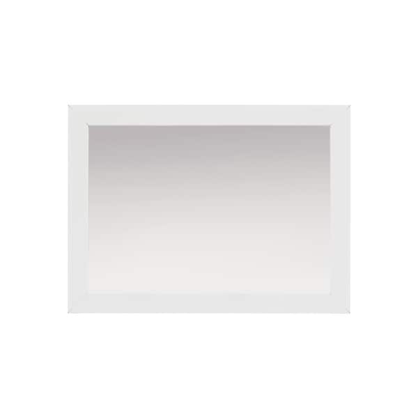 Signature Design by Ashley Marzoni White Bedroom Mirror - 42"W x 2"D x ...