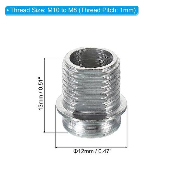 5Pcs Thread Reducing Nut M10 Male to M8 Female Gooseneck Hose Adapter ...