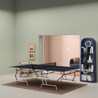 Foldable Full Size Ping Pong Table with Net, Paddles and Balls - Bed ...