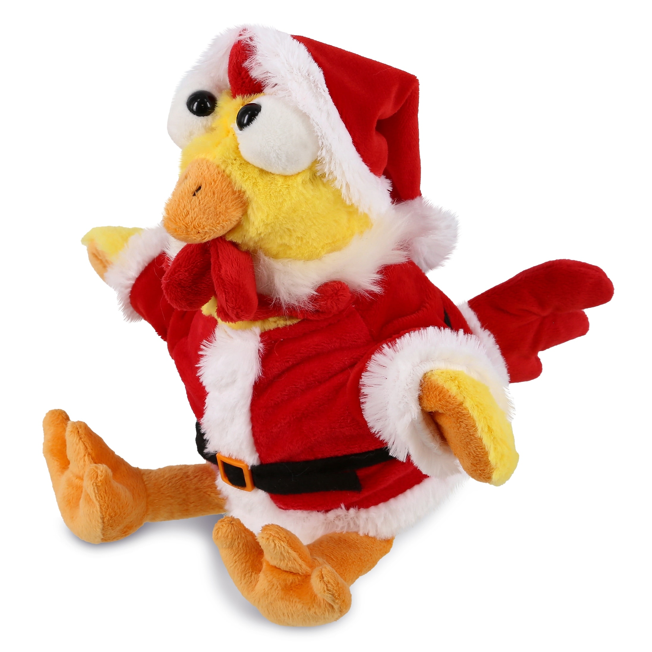 DolliBu Santa Sheep Stuffed Animal Plush with Red Santa Claus Outfit ...