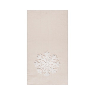 White Snowflake French Knot Flour Sack Kitchen Towel - Bed Bath ...