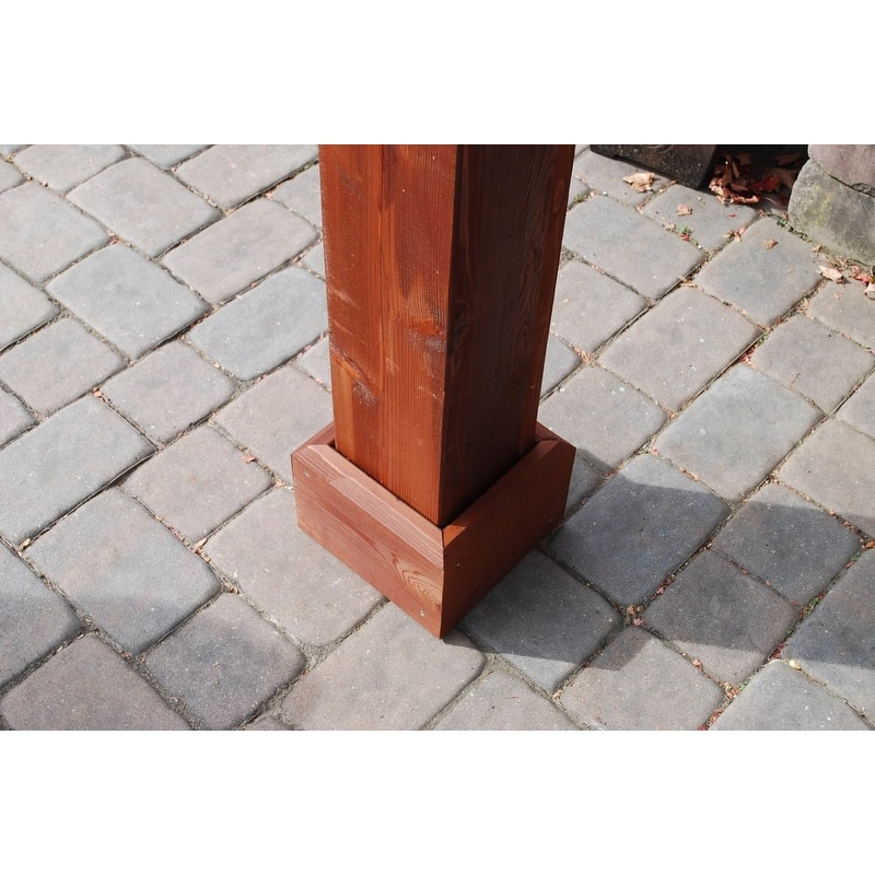 10x12 Wood Pergola Kit (8x8 Posts) - Overstock - 26885883