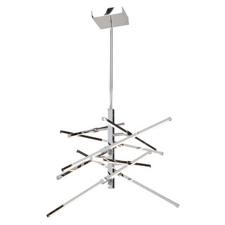 Artcraft Shooting Star LED Chandelier in Chrome - Bed Bath & Beyond ...