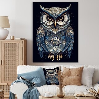 Designart "White Owl Magic" Animals Owl Wall Decor - Bed Bath & Beyond ...