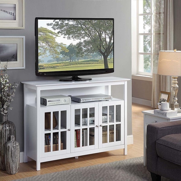 Big Sur Deluxe 48 inch TV Stand with Storage Cabinets and Shelf