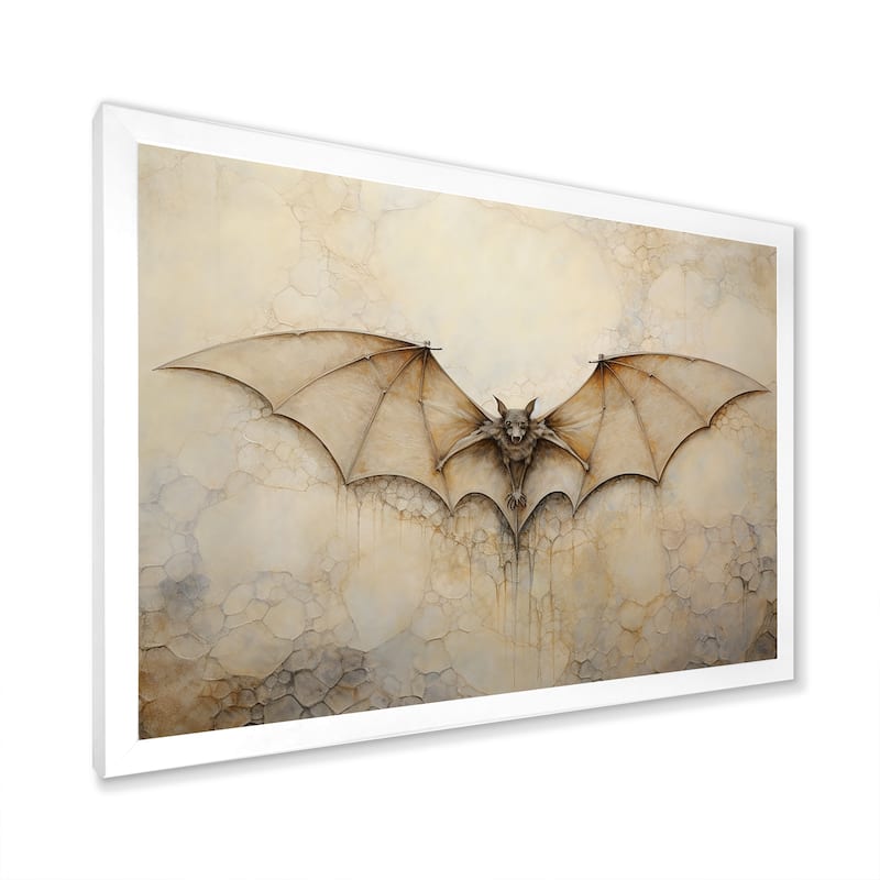 bat with open wings