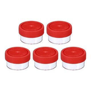 20mL Sample Cups 5Pcs Sample Containers Leak Proof Screw Cap for Lab ...