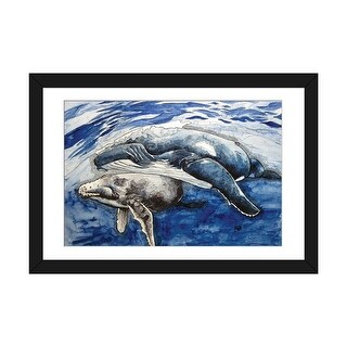 iCanvas "Humpback And Her Calf" by Kim Winberry - Bed Bath & Beyond ...