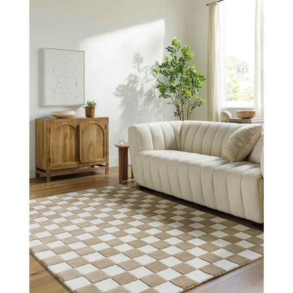 Dietrich Modern Checkered Area Rug - On Sale - Bed Bath & Beyond - 37102119