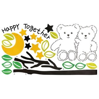 Happy Together, Medium Wall Decals Stickers Appliques Home Decor - Bed ...