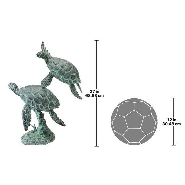 Design Toscano Sea Turtles Bronze Garden Statue - Bed Bath & Beyond ...