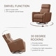 Merlin Power Swivel Glider Rocker Recliner Nursing Chair Recliner - Bed ...