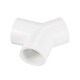 1" PVC Pipe Fittings 3 Way Y Shape Water Joint Connectors Adapters ...