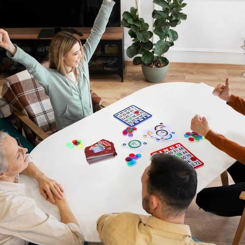 GSE™ Complete Bingo Game Set with 50 Bingo Cards, 500 Bingo Chips ...