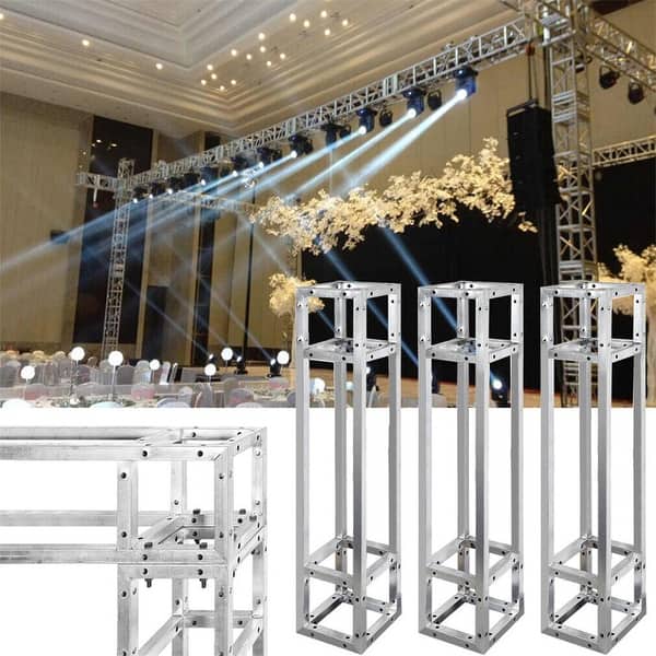 3 Pack Lighting DJ Truss Stand Heavy Duty wedding Stage Backdrop Stand ...