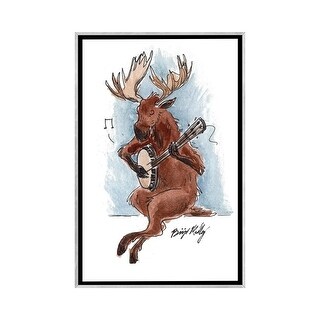iCanvas "Banjo Moose" by Brigid Malloy Framed - Bed Bath & Beyond ...