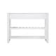 42 Inch Console Sofa Table with 2 Storage Drawer, 2 Tiers Entryway ...