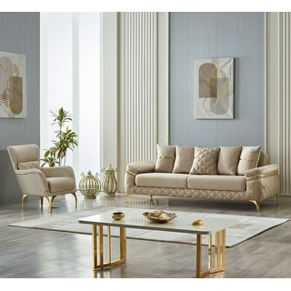 Odalys Comfortable Sleeper Modern One Sofa One Chair Living Room Set ...