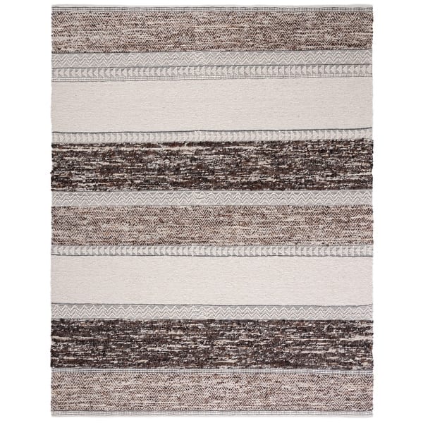 SAFAVIEH Handmade Natura Fulvia Boho Stripe Wool Rug - Bed Bath ...