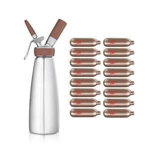 iSi Nitro Whipper (1 Quart) with Nitro Coffee Charger (16-Pack) - Bed ...