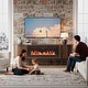 70″ Fluted Fireplace TV Stand for 80″ TVs, Remote & Touch Control ...