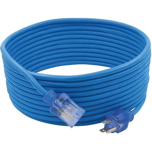 50 ft 14/3 SJTW -50°C Cold Weather Outdoor Extension Cord, Grounded ...