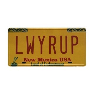 Breaking Bad Lwyrup Replica New Mexico License Plate 12" x 6" - 12" X 6 ...