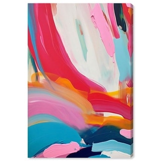 Sorbet Abstract IV Canvas Sunset Abstract Wall Art by Art Remedy ...
