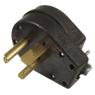 30-50 AMP Black Unique Universal Angle Plug Plastic American ...