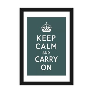 iCanvas "Keep Calm & Carry on (green)" by Unknown Artist - Bed Bath ...