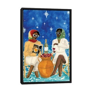 iCanvas "Mediterranean Vacation" by Caroline Chessia Framed Canvas ...