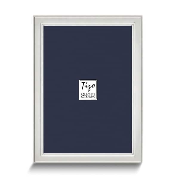 Curata Sterling Silver Tarnish Resistant Narrow 5x7 Photo Frame with ...