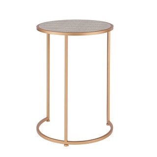 Anza Set of 2 Faux Shagreen Nesting End Table - Bed Bath & Beyond ...