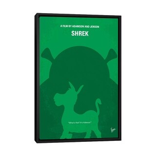 iCanvas "Shrek Minimal Movie Poster" by Chungkong Framed Canvas Print ...