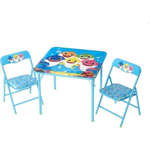 Nickelodeon Baby Shark Activity Square Table and Chair Set - Bed Bath ...
