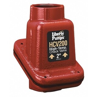 Liberty Pumps High Temp. Swing Check Valve: Single Flow, Inline Swing ...