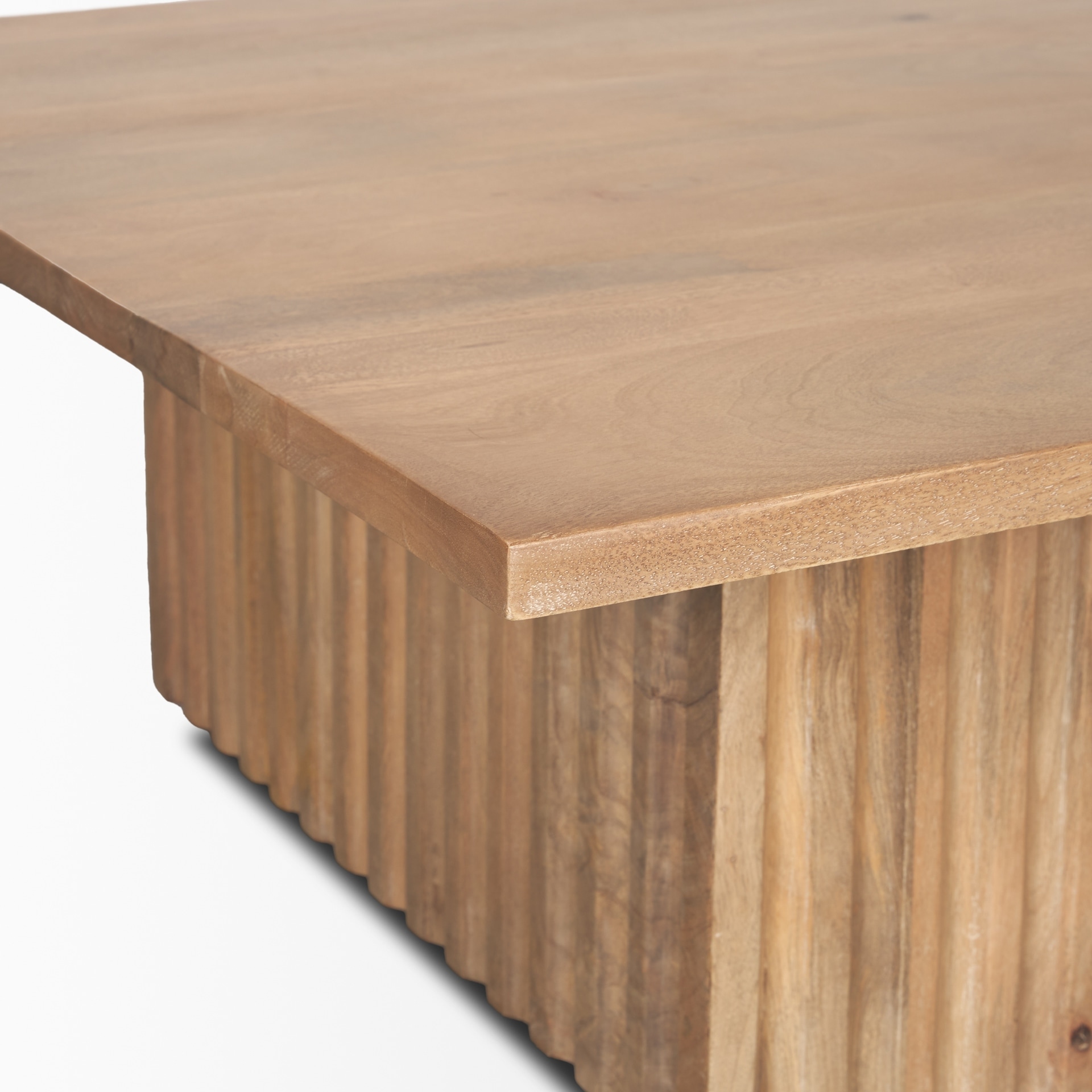 light oak square coffee table