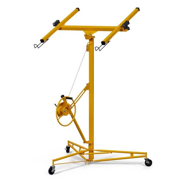 11ft Lift Drywall Panel Hoist Jack for Ceiling - Yellow - Bed Bath ...