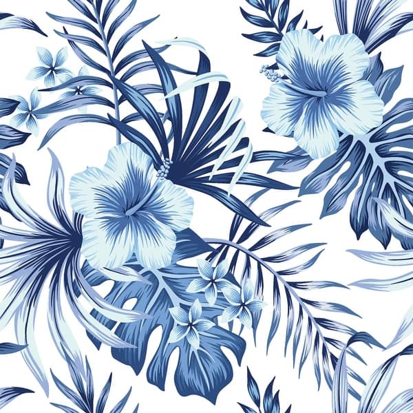 hibiscus pattern wallpaper